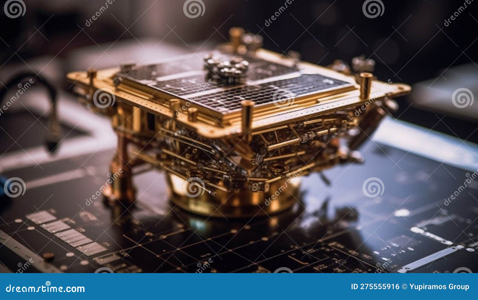 Robotic Arm Soldering Complex Circuit Board Technology Generated by AI ...