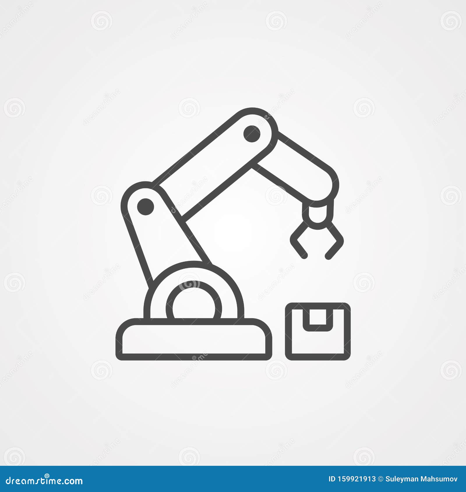 Robotic Arm Vector Icon Sign Symbol Stock Illustration - Illustration ... Robotic Arm Vector Icon Sign Symbol Stock Illustration - Illustration ...