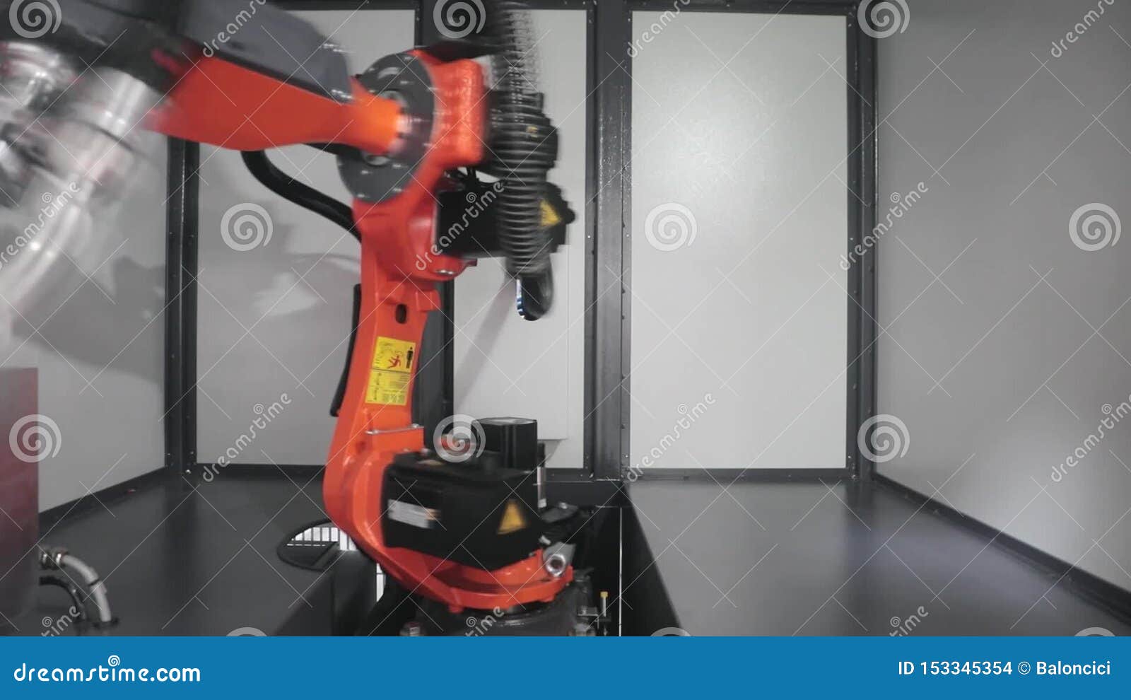 Robotic Arm Velder stock footage. Video of video, speed - 153345354