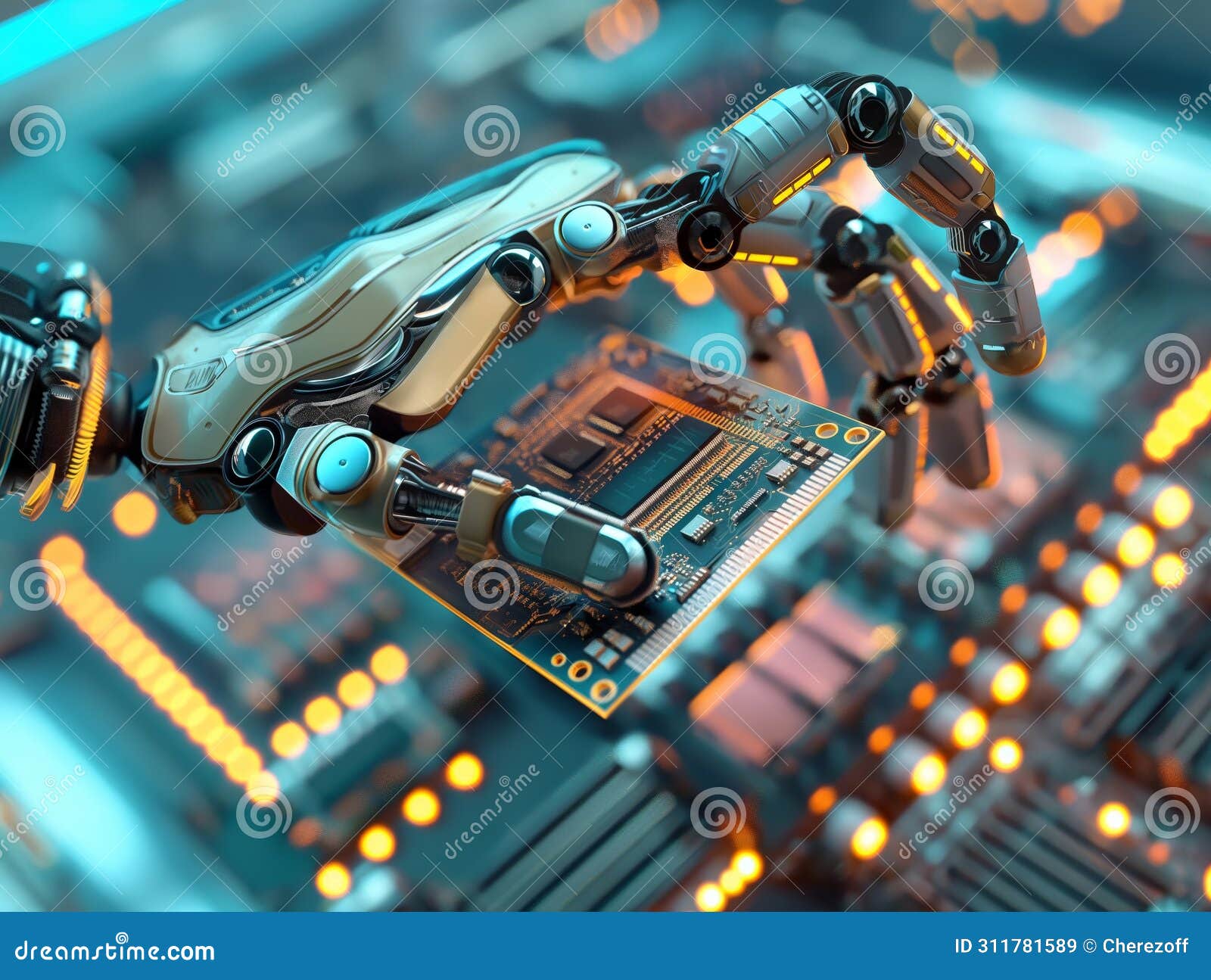 Robotic Arm Technology Repair Stock Image - Image of engineering ...