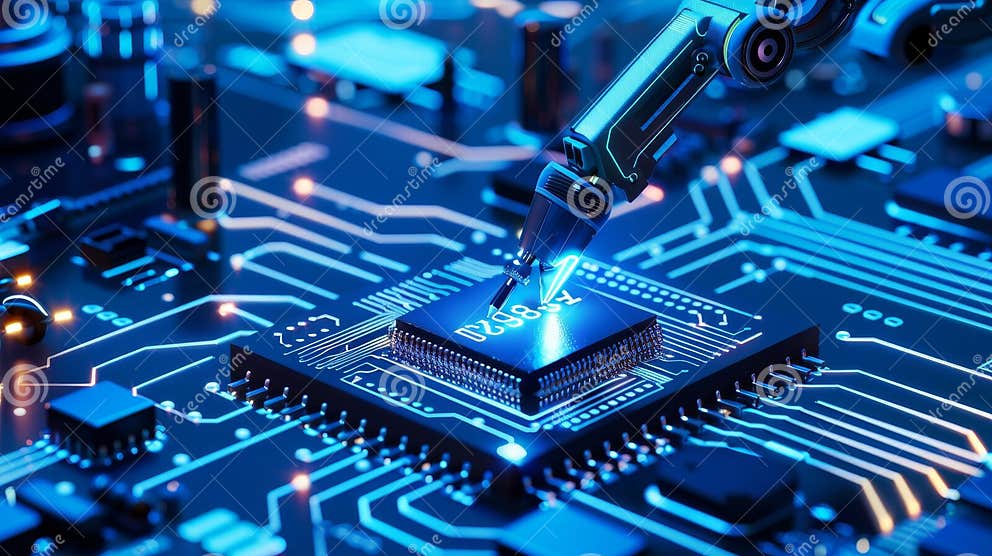 Robotic Arm Writing on Chip a Glimpse into Advanced Microelectronics ...