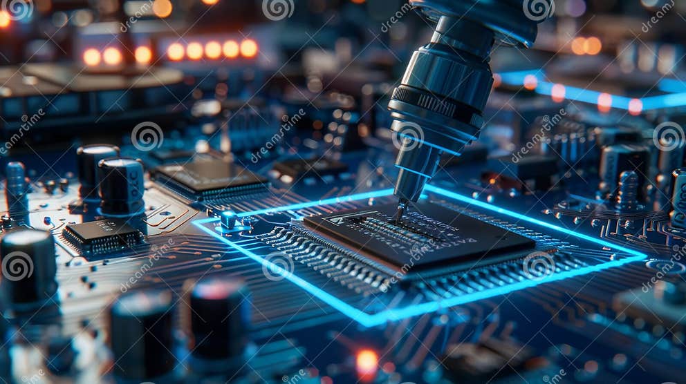 Robotic Arm Writing on Chip Surface Amidst Modern Technology and ...