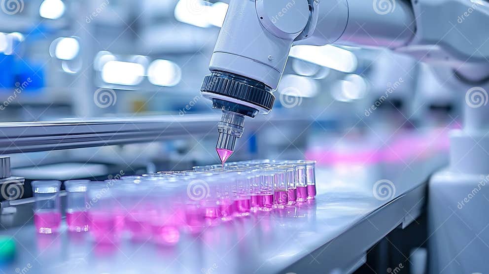 Robotic Arms Efficiently Transfer Blood Samples Precision in Modern ...