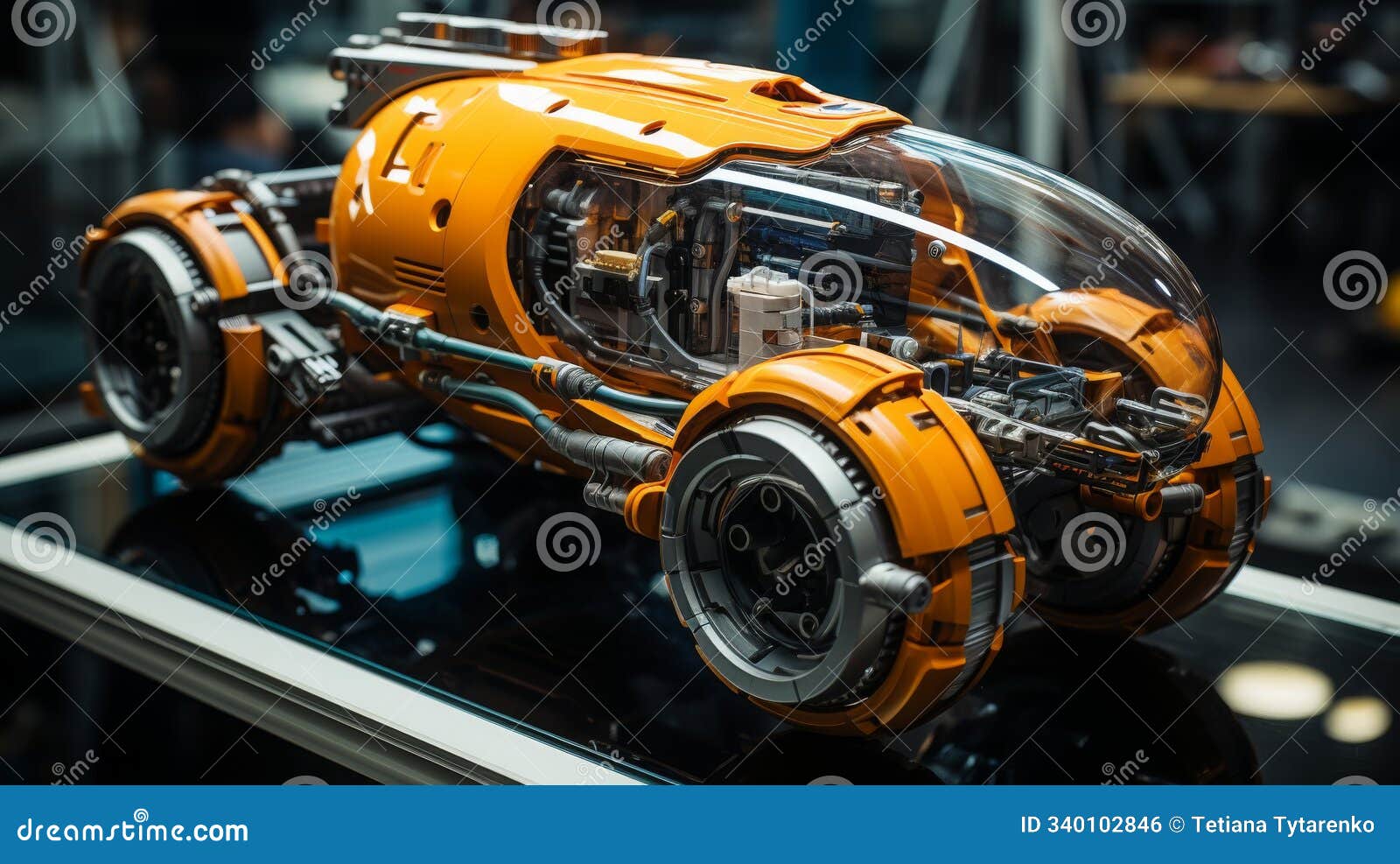 Robotic Arms Assemble Spacecraft Hull in a High-tech Facility Focused ...