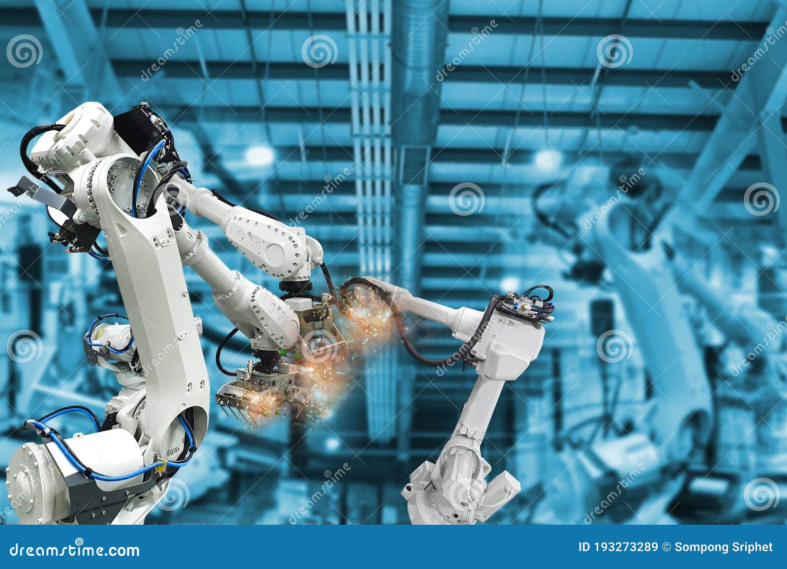 Robotic Arms, Industrial Robots Factory Automation Machines Stock Image ... Robotic Arms, Industrial Robots Factory Automation Machines Stock Image ...