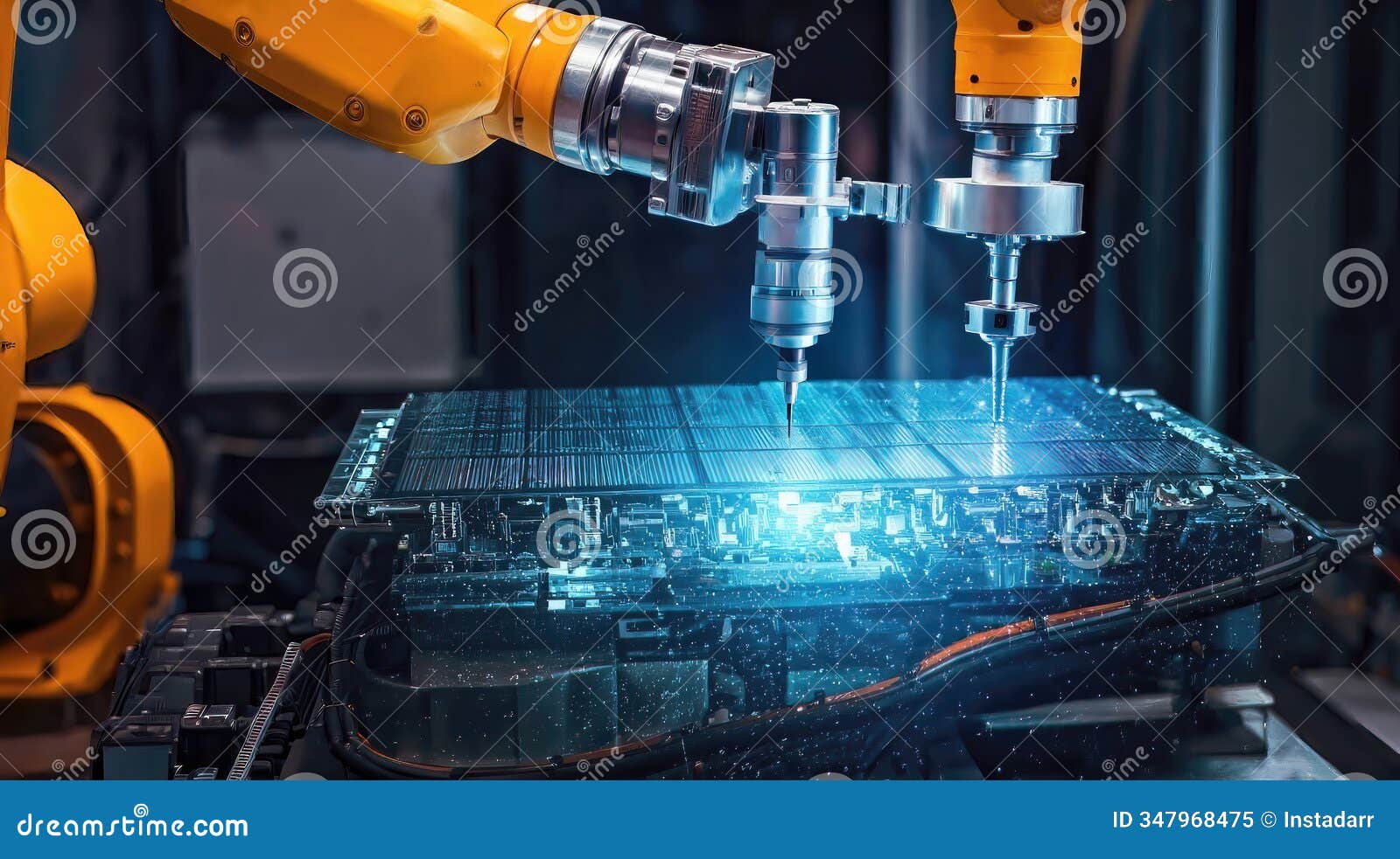 Robotic Arms in Semiconductors and Computer Manufacturing, Building Ai ...