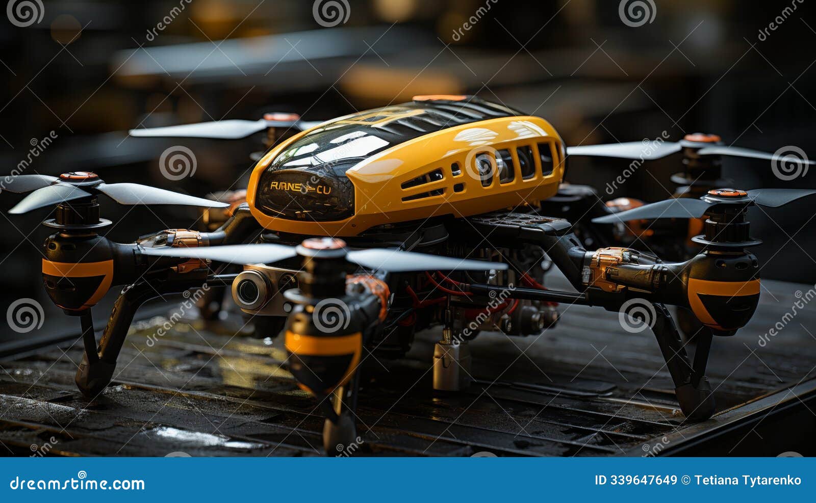 Robotic Arms Assembling AI-powered Surveillance Drones in a High-tech ...