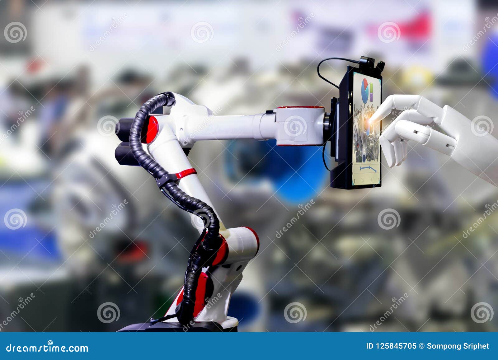 Robotic Artificial Automated Manufacturing Smart Robot Touch Screen ... Robotic Artificial Automated Manufacturing Smart Robot Touch Screen ...