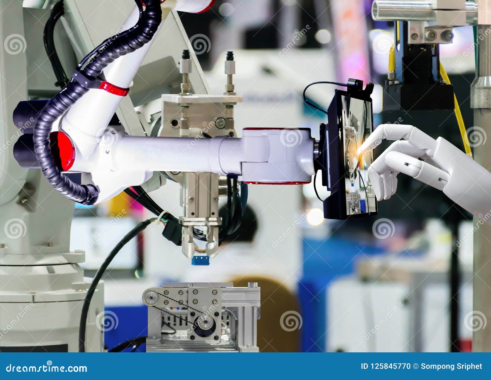 Robotic Artificial Automated Manufacturing Smart Robot Touch Screen ... Robotic Artificial Automated Manufacturing Smart Robot Touch Screen ...
