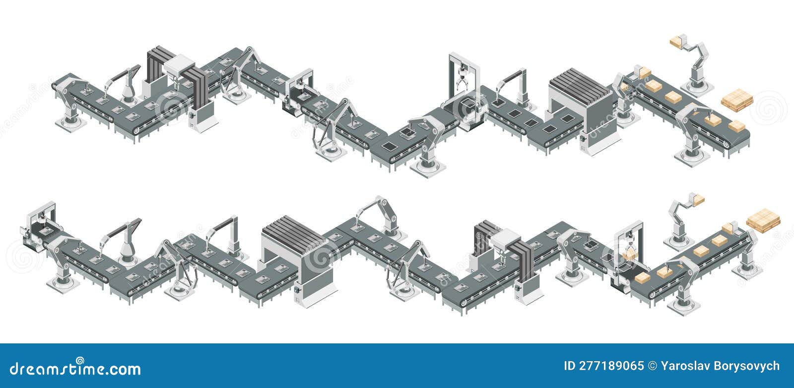 Automated Factory Line Isometric Drawings Cartoon Vector ... Automated Factory Line Isometric Drawings Cartoon Vector ...