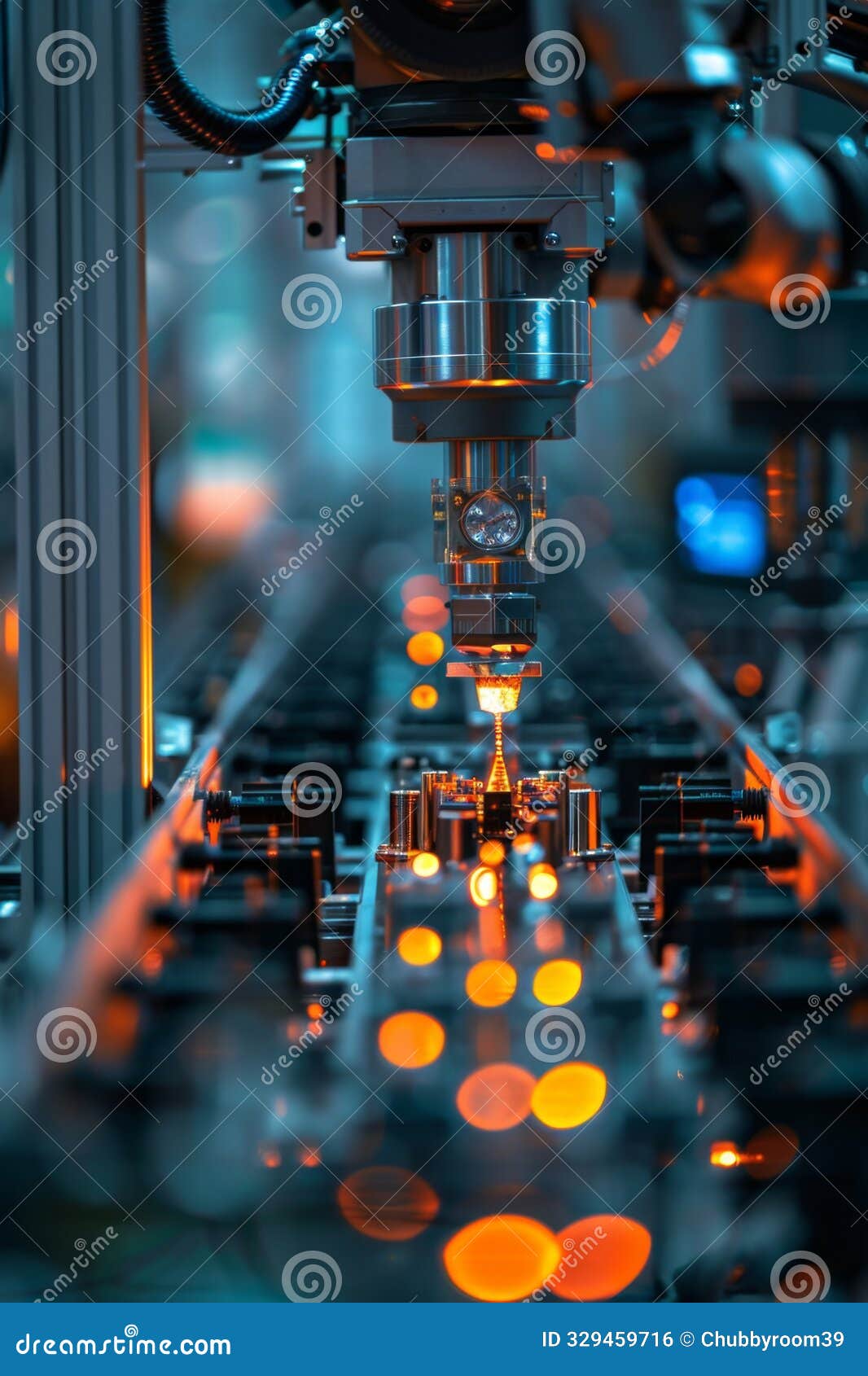 Robotic Assembly Line Displays Efficiency of Industrial Automation ...