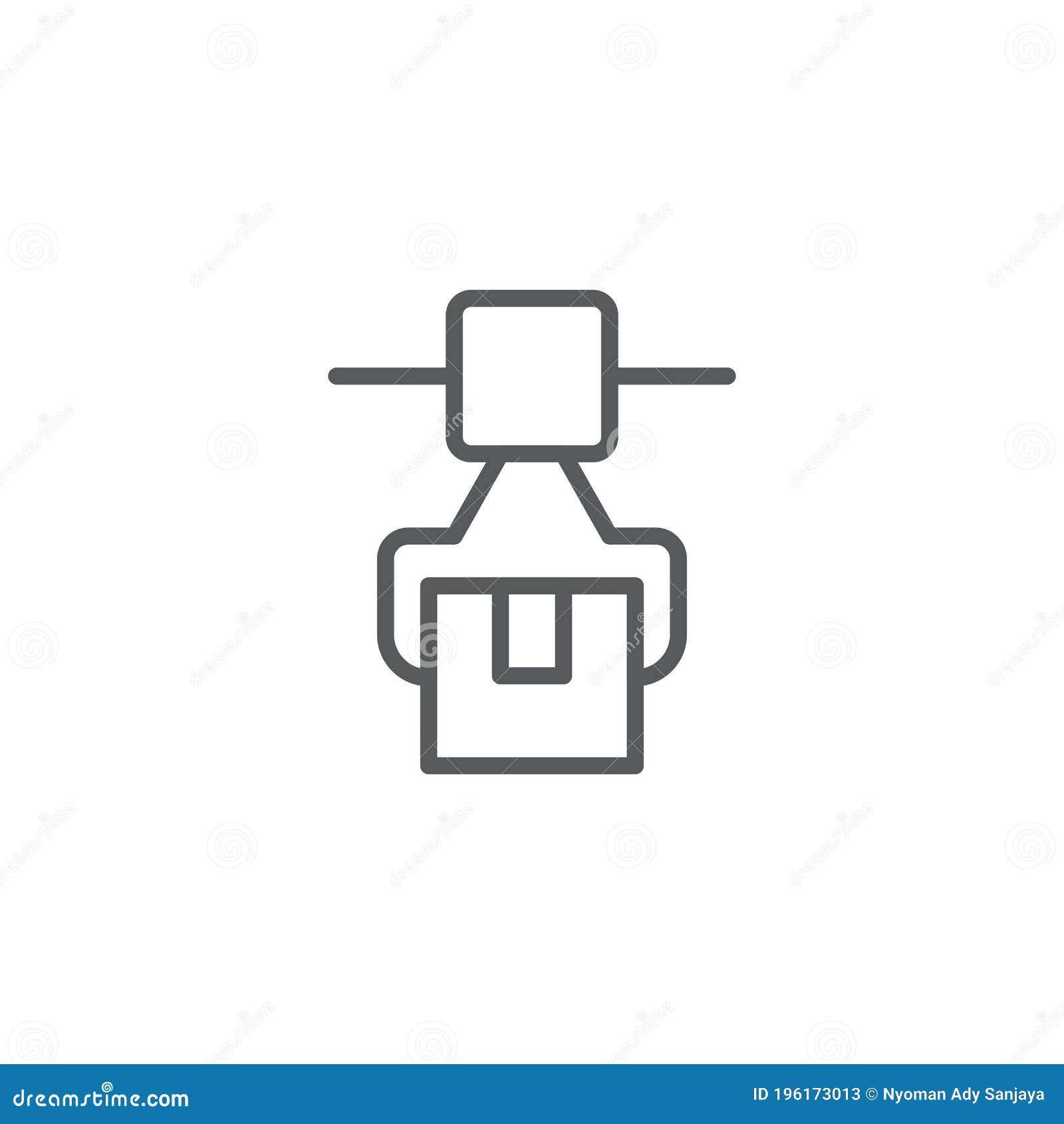 Robotic Assembly Vector Icon Symbol Isolated on White Background Stock ...