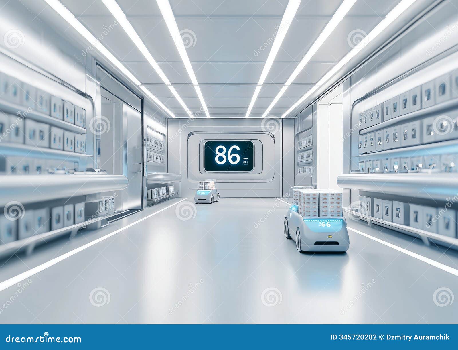 Robotic Assistant or Delivery Trolley for Carrying Laboratory Equipment ...