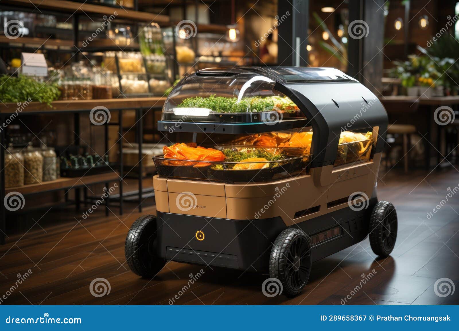 Robotic Assistant or Service Robot for Serving Foods in Restaurant ...