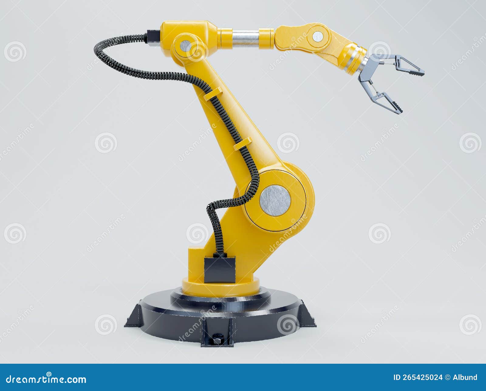Robotic Automation Arm stock illustration. Illustration of technology ...