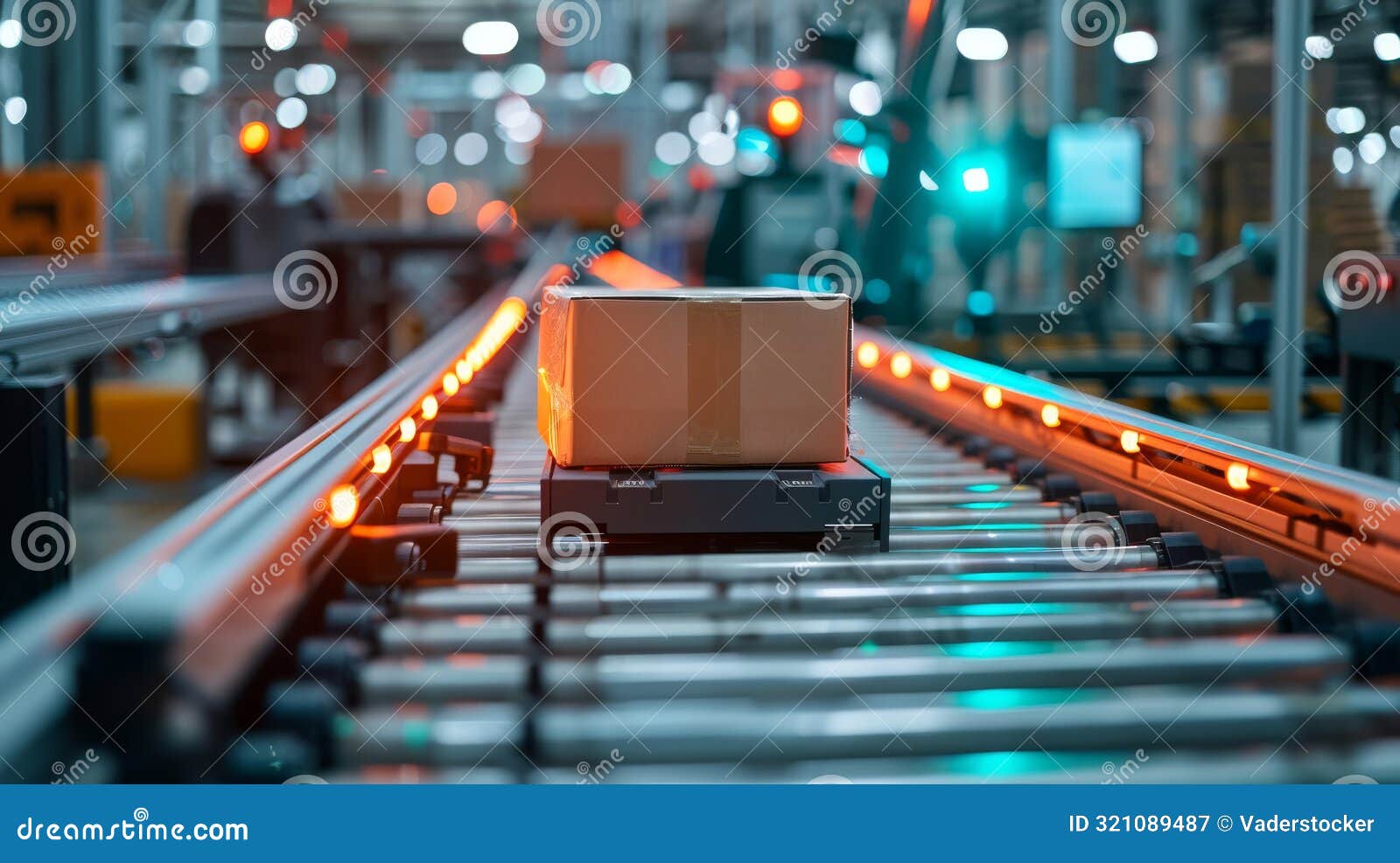 Robotic Automation System for Seamless Operations Stock Illustration ...