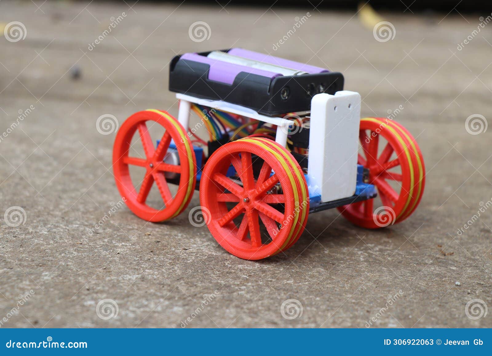 Robotic Car Model Working Prototype that Can Be Controlled Remotely ...