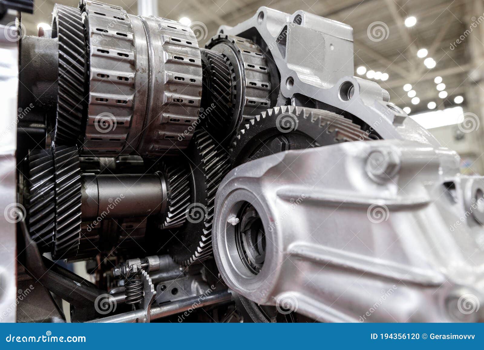Robotic Car Transmission Cutaway Stock Photo - Image of automobile ...