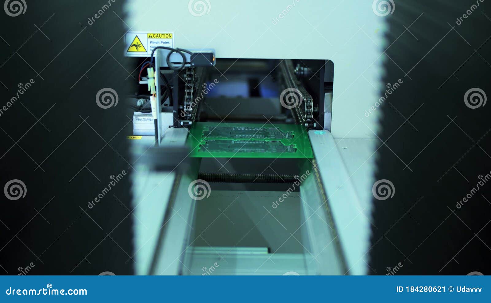 Robotic Chip Manufacturing. Automatic Electronic Soldering of ...