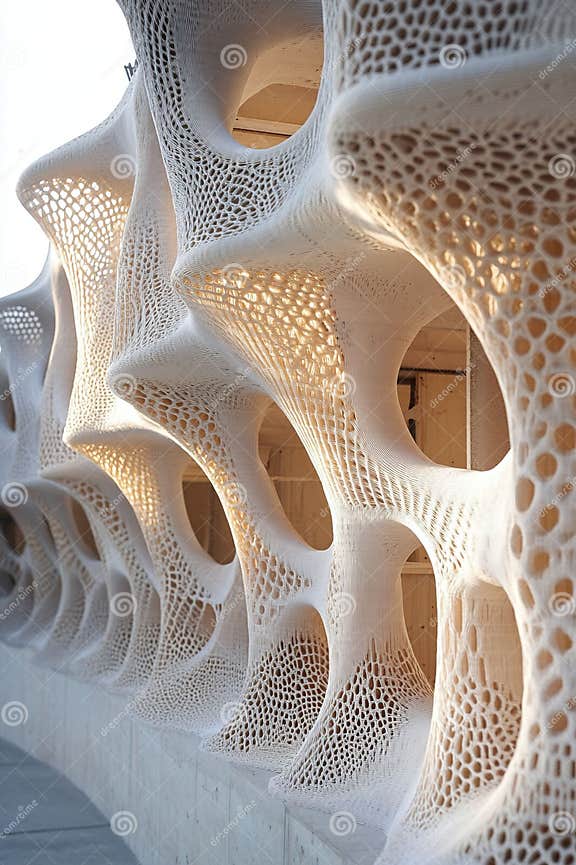 Robotic 3D Printer Creating a Parametric Architectural Facade with ...