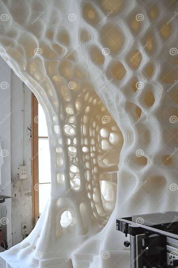 Robotic 3D Printer Creating a Parametric Architectural Facade with ...