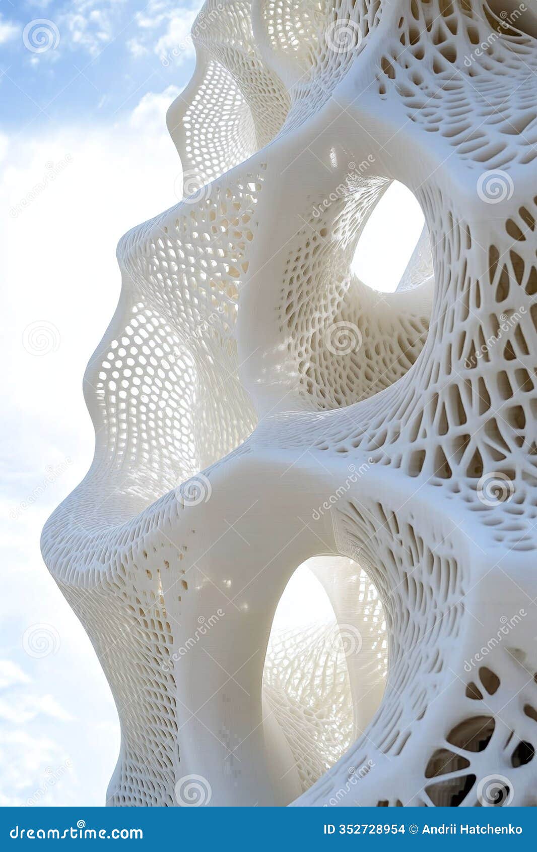 Robotic 3D Printer Creating a Parametric Architectural Facade with ...
