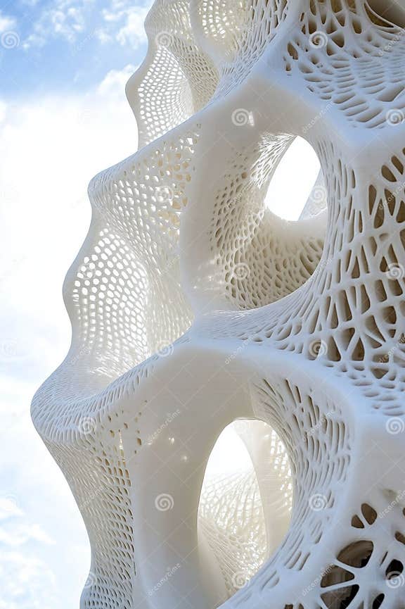 Robotic 3D Printer Creating a Parametric Architectural Facade with ...