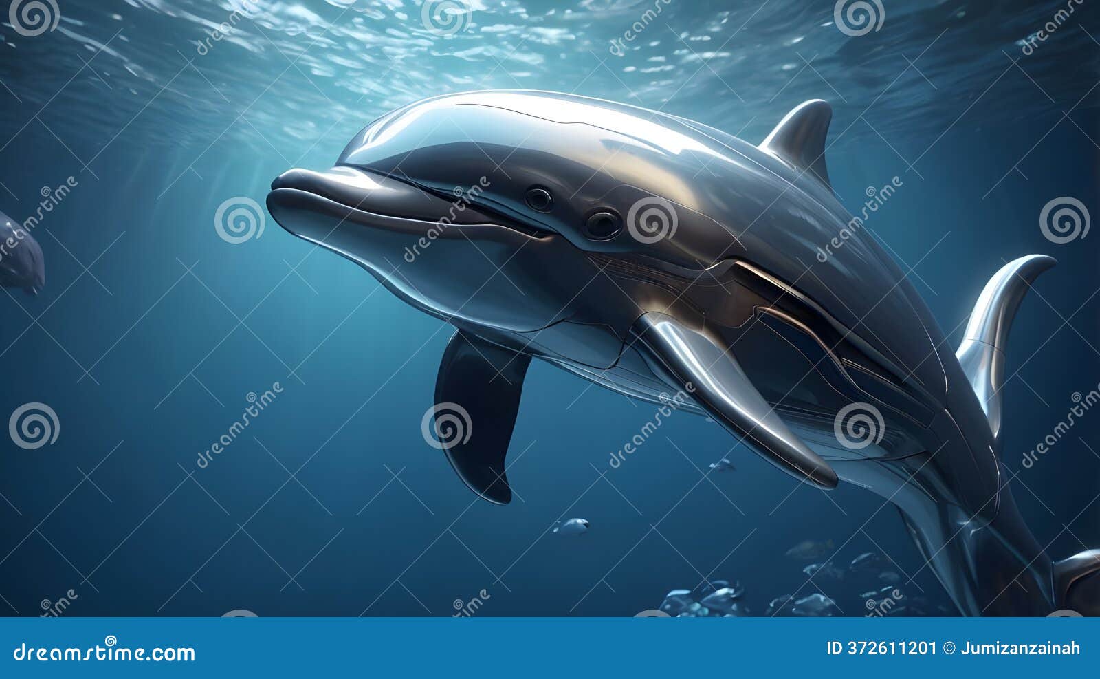 Dolphin Cyborg Animal Detailed Infographic, Full Details Anatomy Poster ...