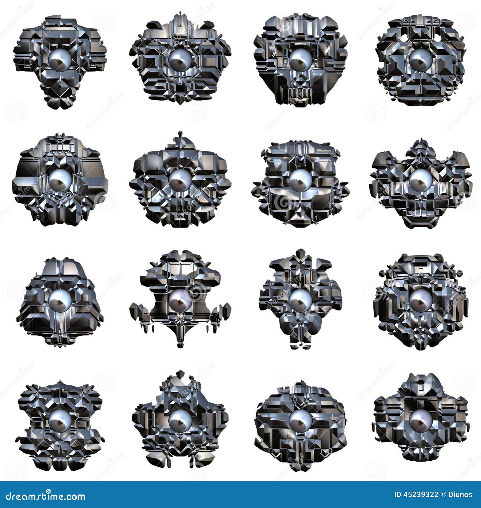 Robotic eyes stock illustration. Illustration of isolated - 45239322