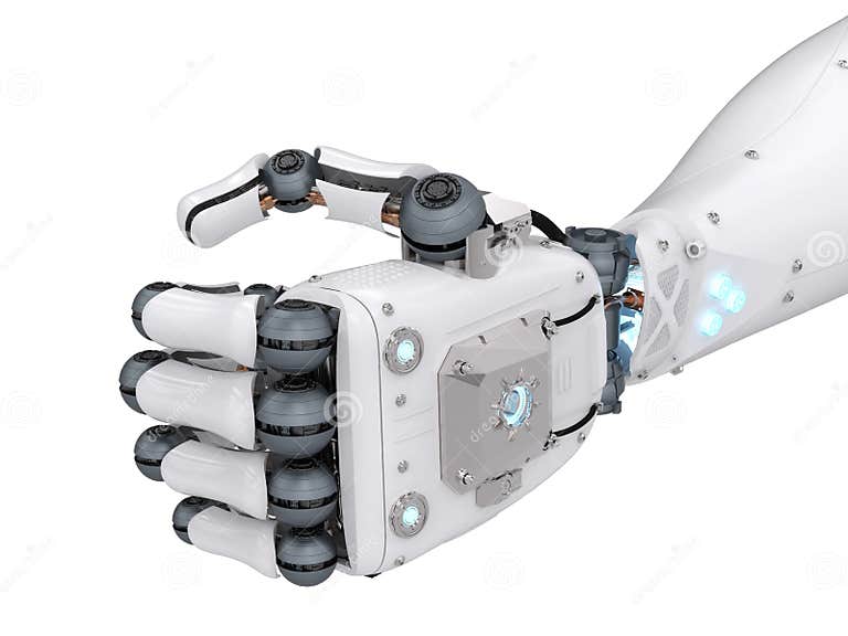 Robotic fist stock illustration. Illustration of cyborg - 87925883