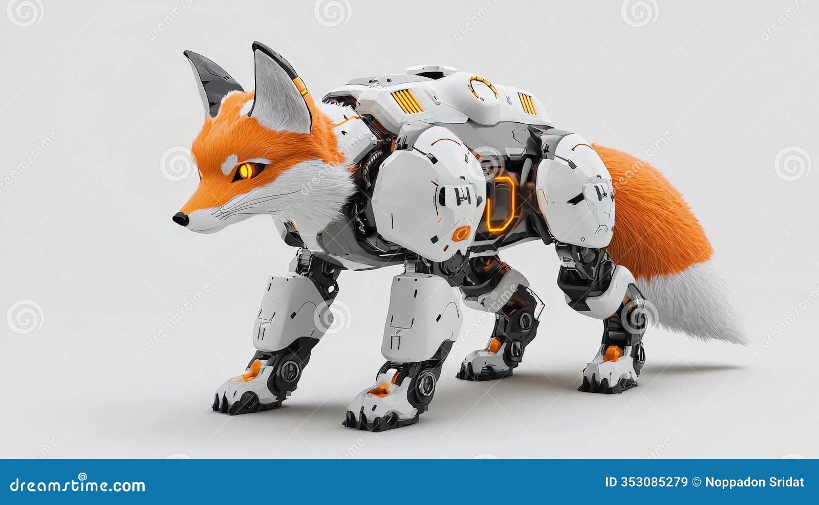 A Robotic Fox Showcasing Advanced Design and Technology Innovations in ...