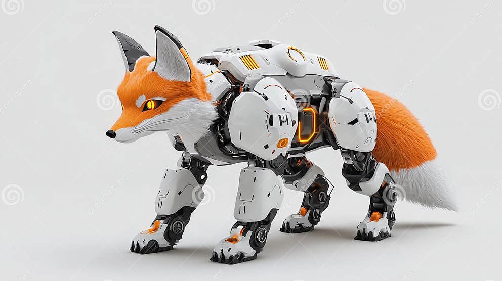 A Robotic Fox Showcasing Advanced Design and Technology Innovations in ...