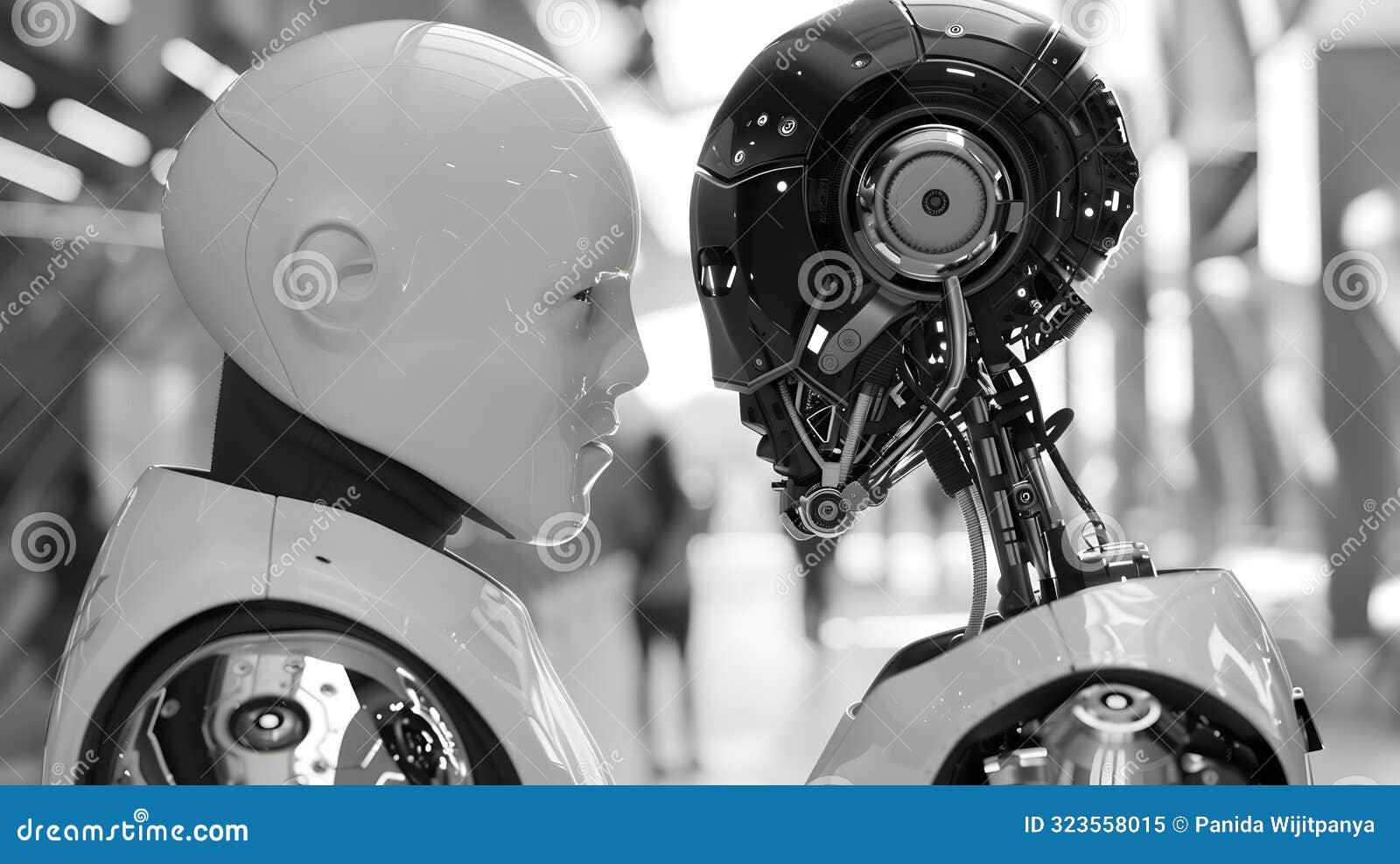 Robotic Futuristic AI Enhanced Marketing Communication Interface ... Robotic Futuristic AI Enhanced Marketing Communication Interface ...