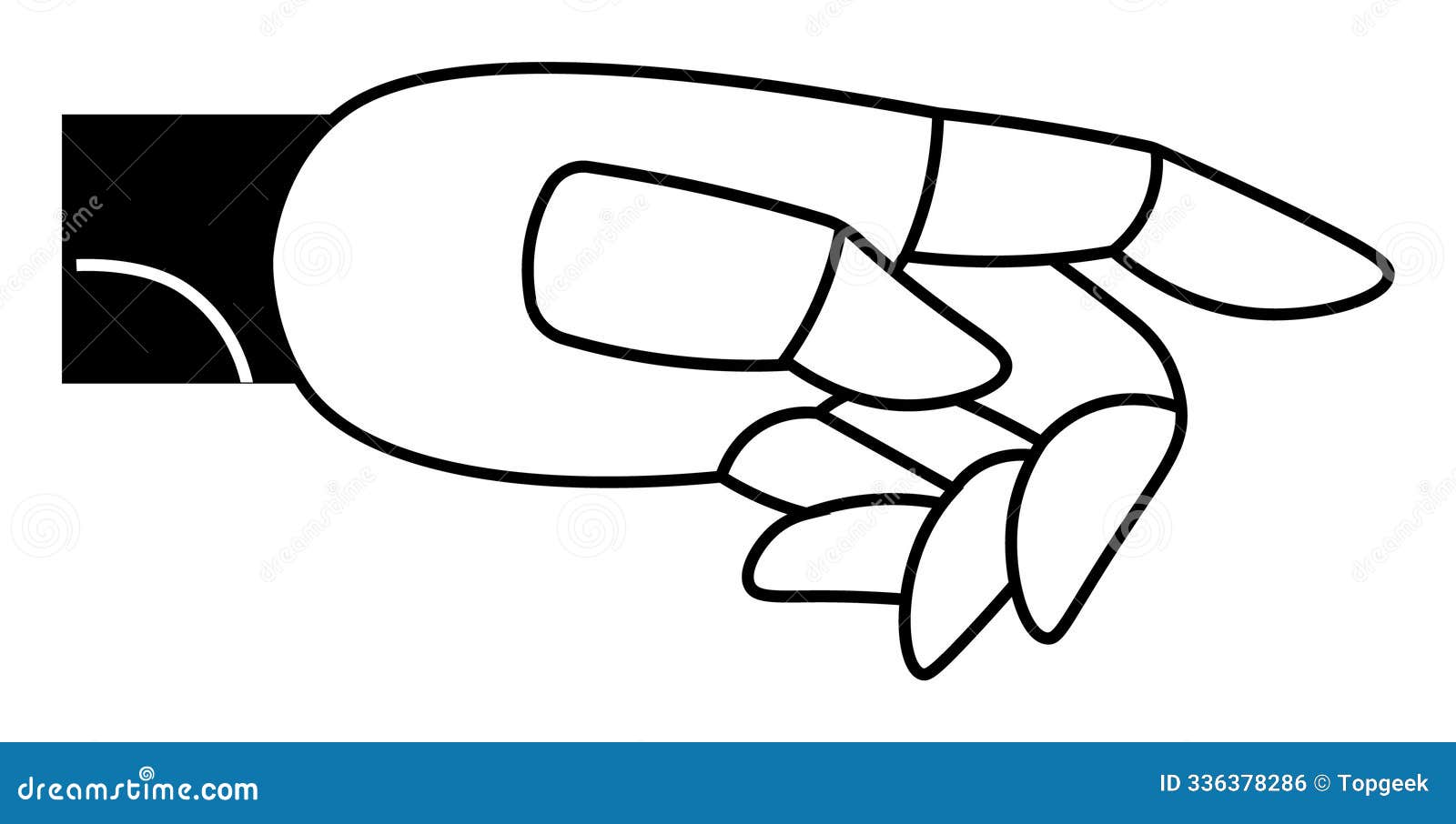 Robotic Hand Reaching Out for Connection and Interaction Stock ...