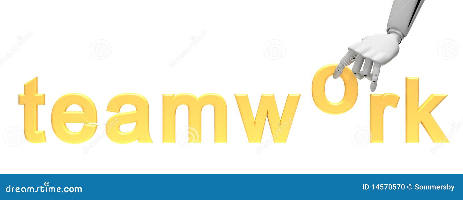Word Teamwork Written With Blue Letters Royalty-Free Stock Photography ...