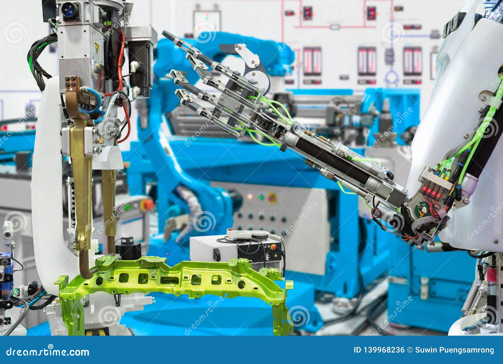 Robotic Hand Control Robot Industry in Automotive Manufacture, Future ...