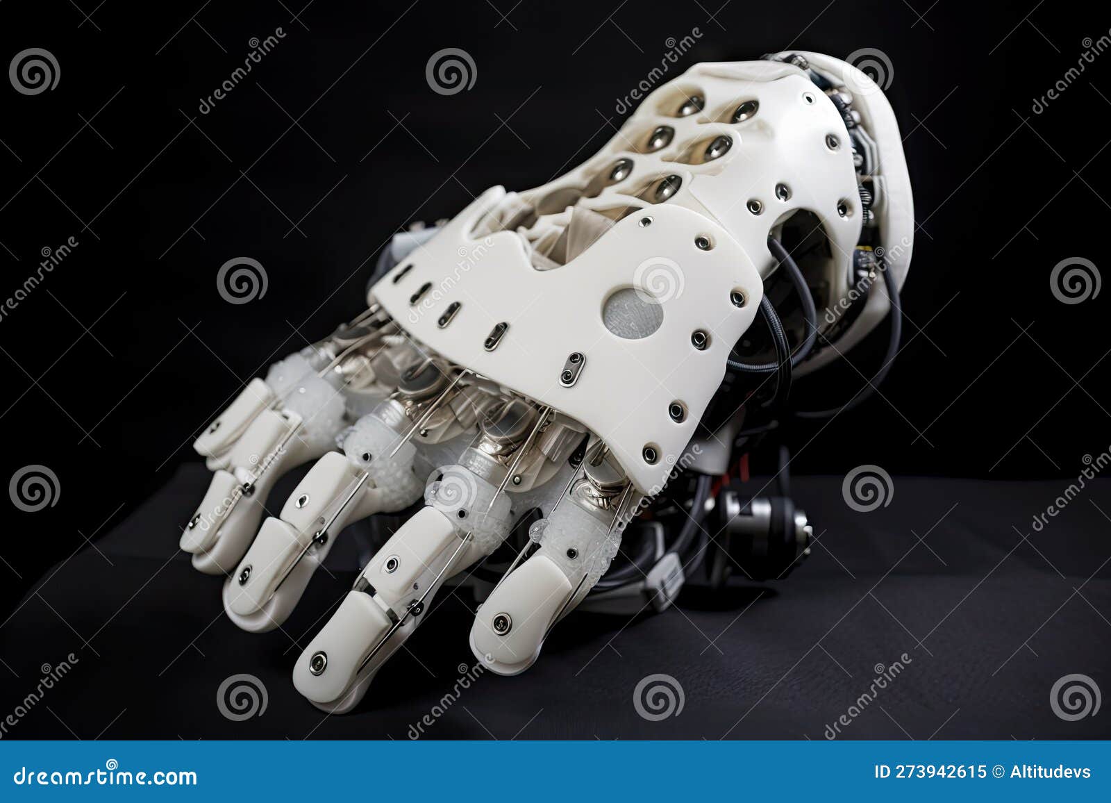 Robotic Hand with Enhanced Grip for Handling Dangerous Objects Stock ...
