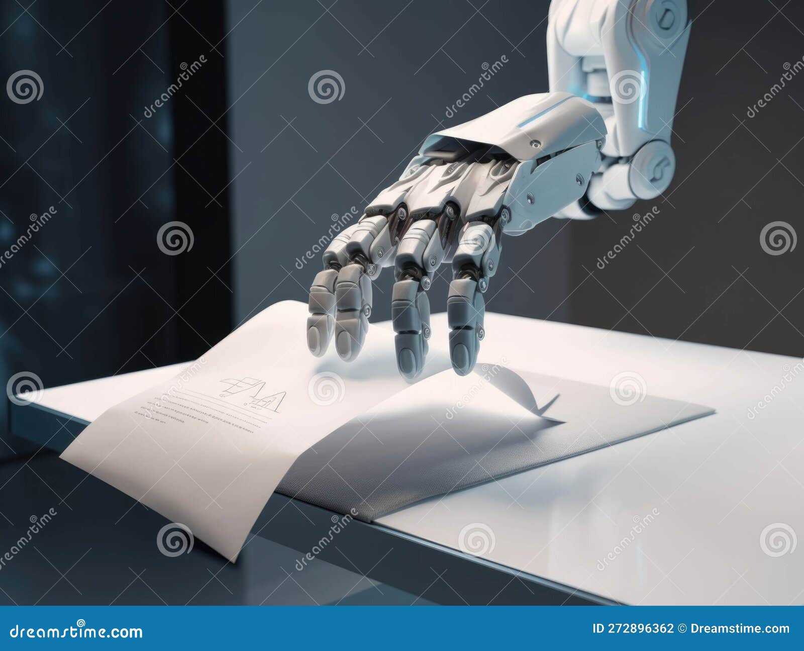 A Robotic Hand Holding a Paper with the Message AI is Here To Help ...