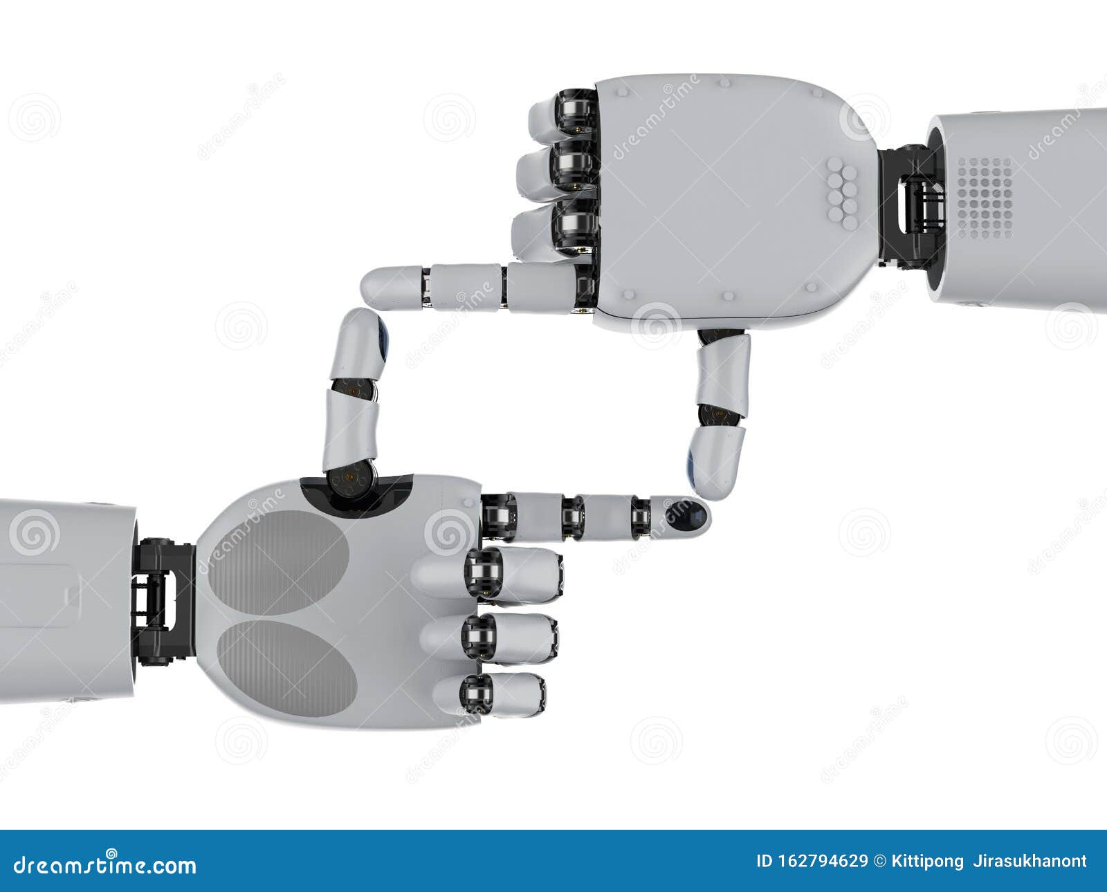 Robotic hand isolated stock illustration. Illustration of automaton ...
