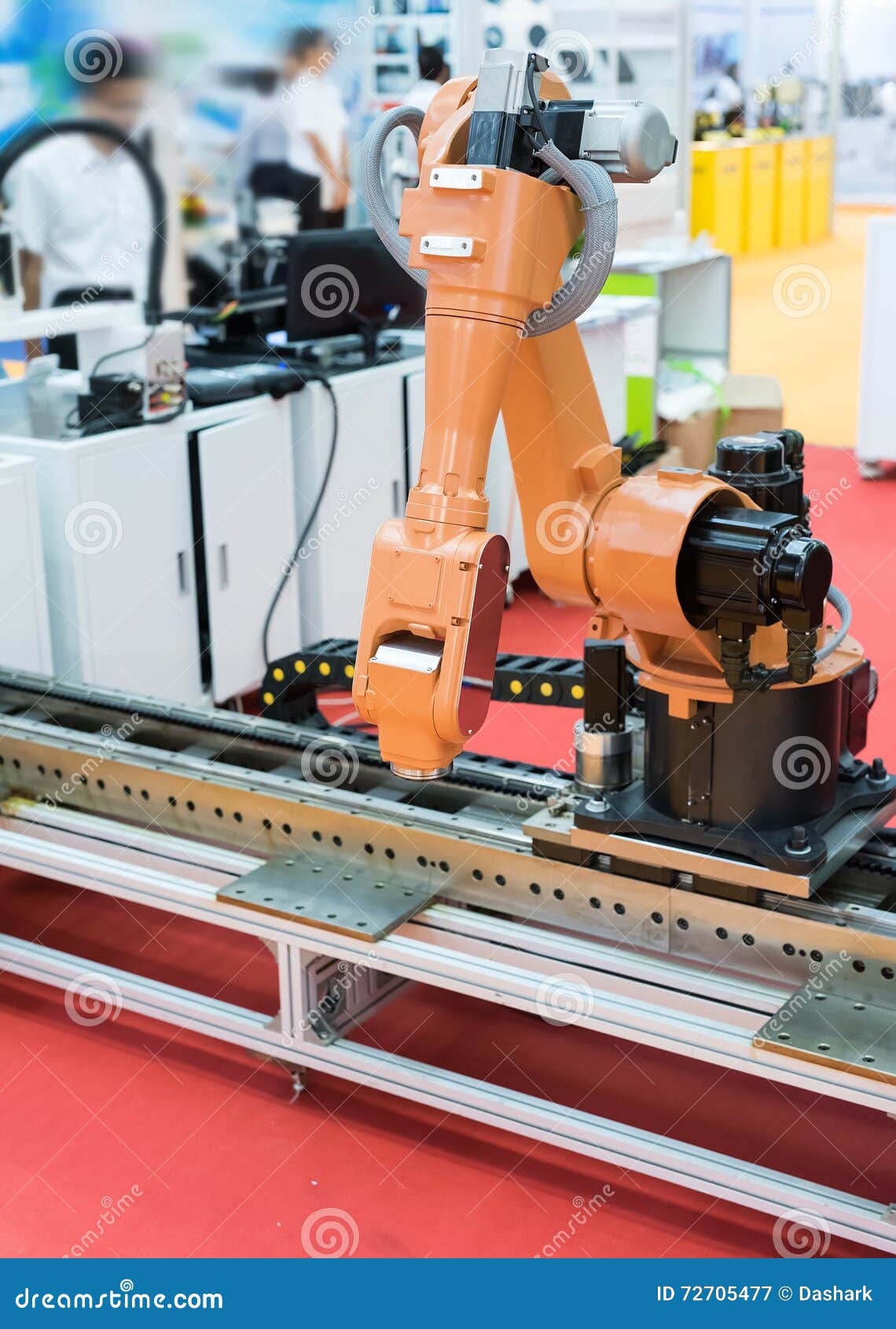 Robotic Hand Machine Tool at Factory Stock Image - Image of hard, hand ...