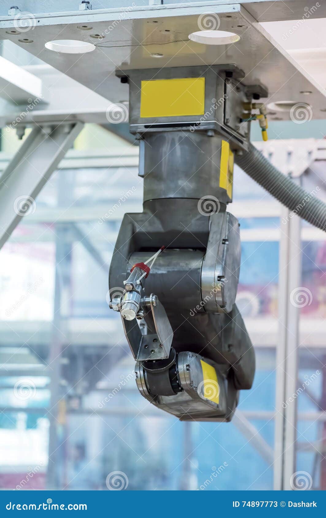 Robotic Hand Machine Tool at Factory Stock Image - Image of ...