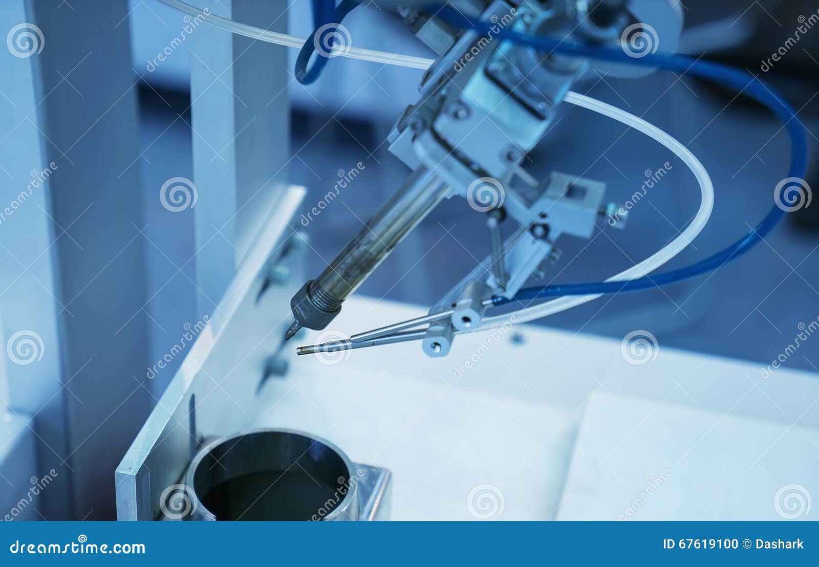 Robotic Hand Machine Tool at Industrial Factory Stock Photo - Image of ...