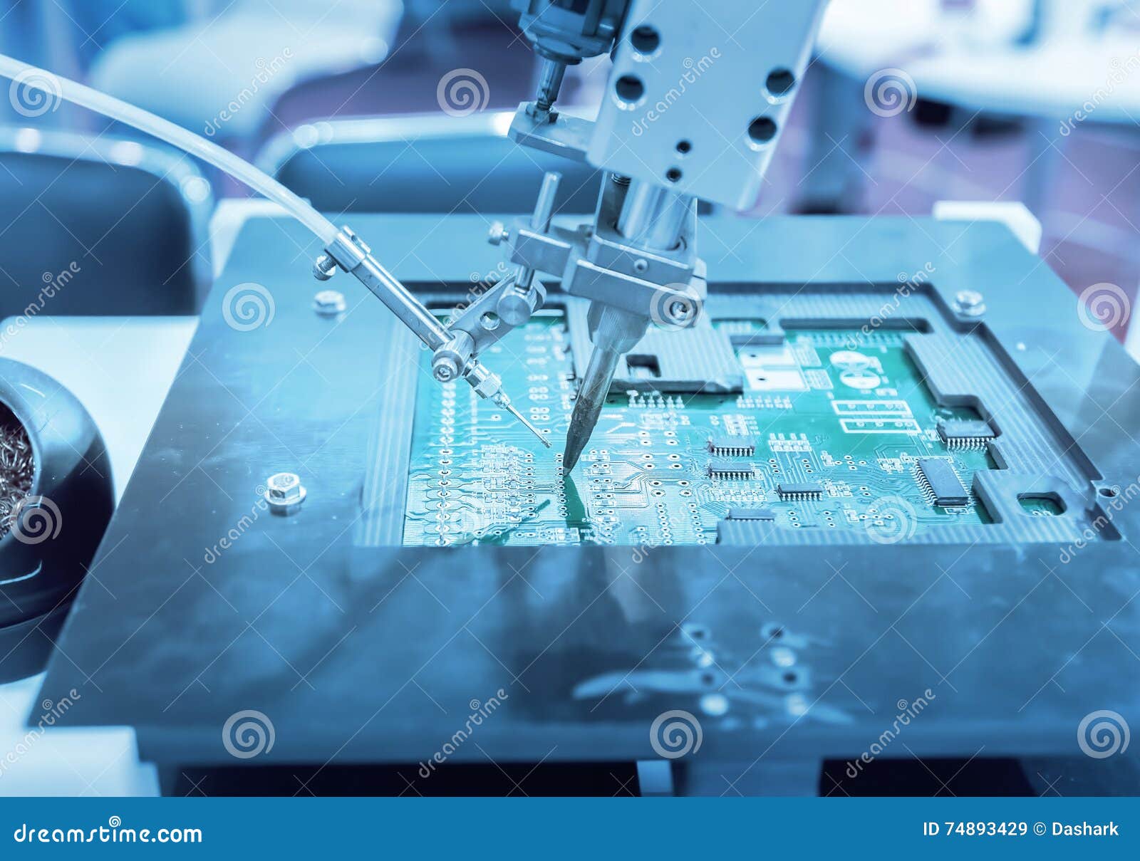Robotic Hand Machine Tool at Industrial Factory Stock Image - Image of ...