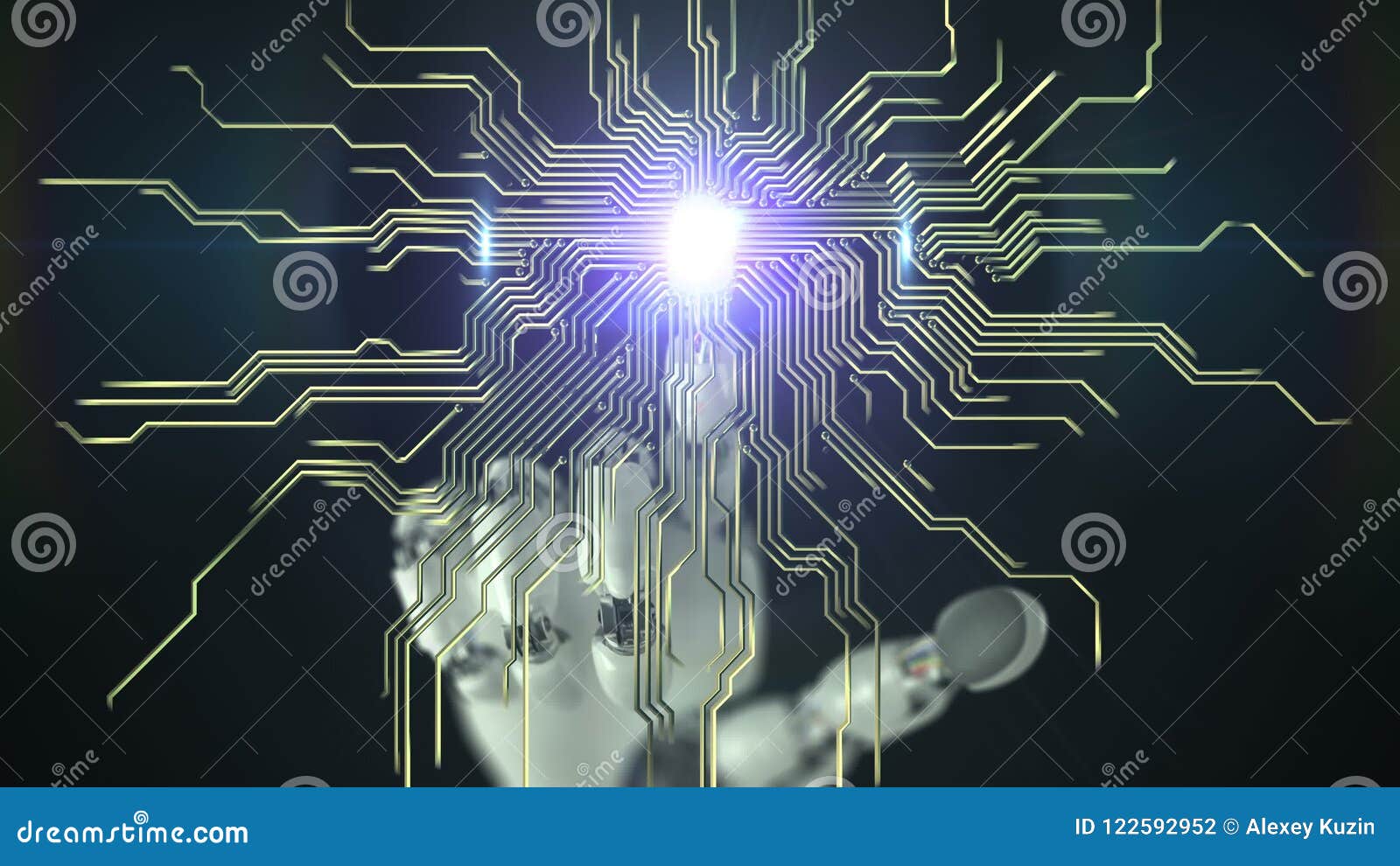 Robotic Hand Presses on the Screen and Makes Electronic Scheme ...