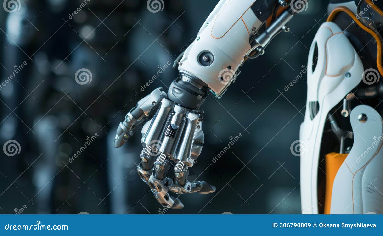 Robotic Hand Prosthesis Technology. High-tech Robotic Hand Prosthesis ...