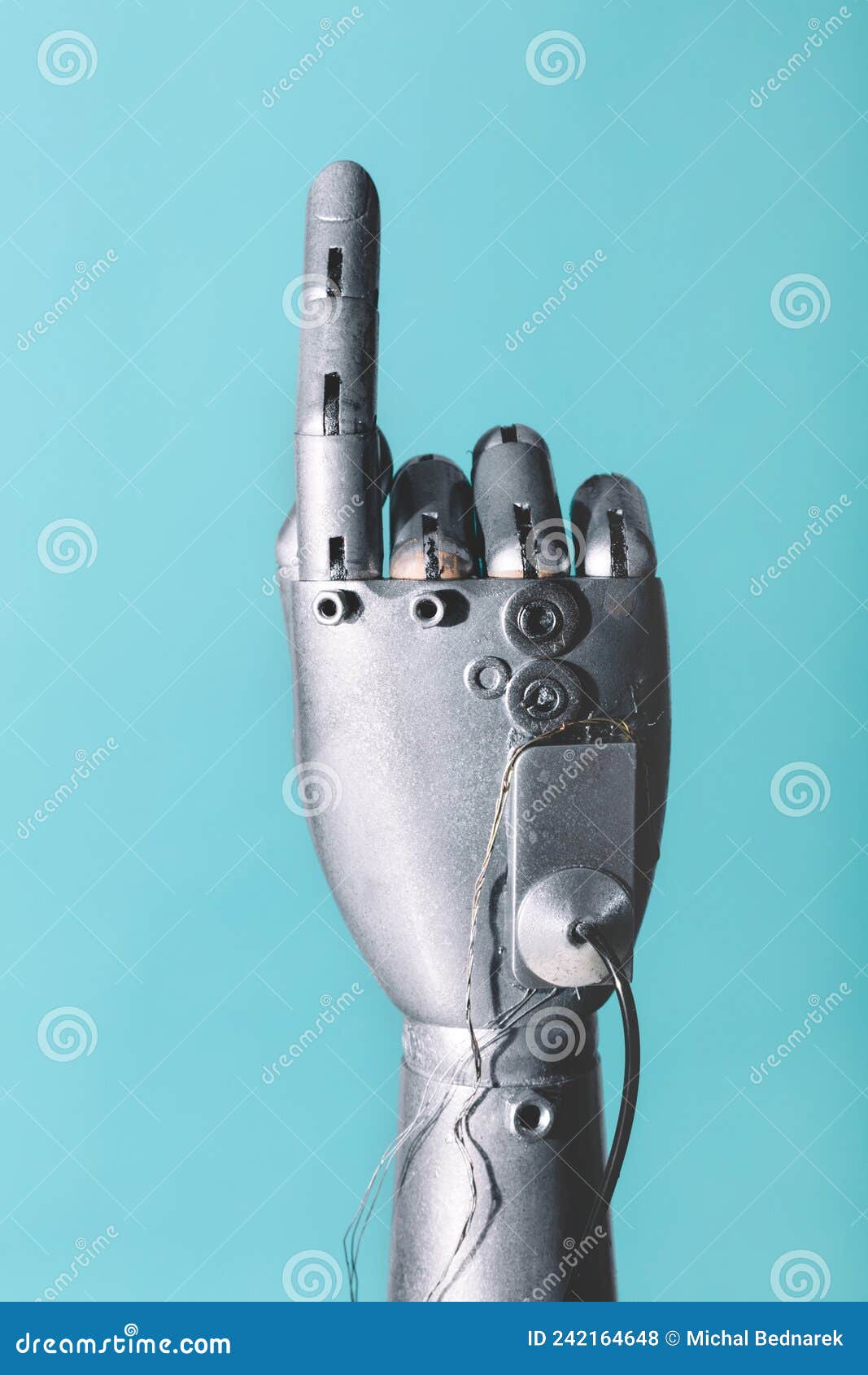 Robotic Arm - Retro Blueprint Stock Photography | CartoonDealer.com ...