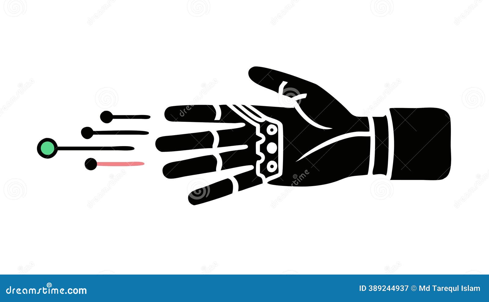 Bionic Technology Horizontal Banners Cartoon Vector | CartoonDealer.com ...