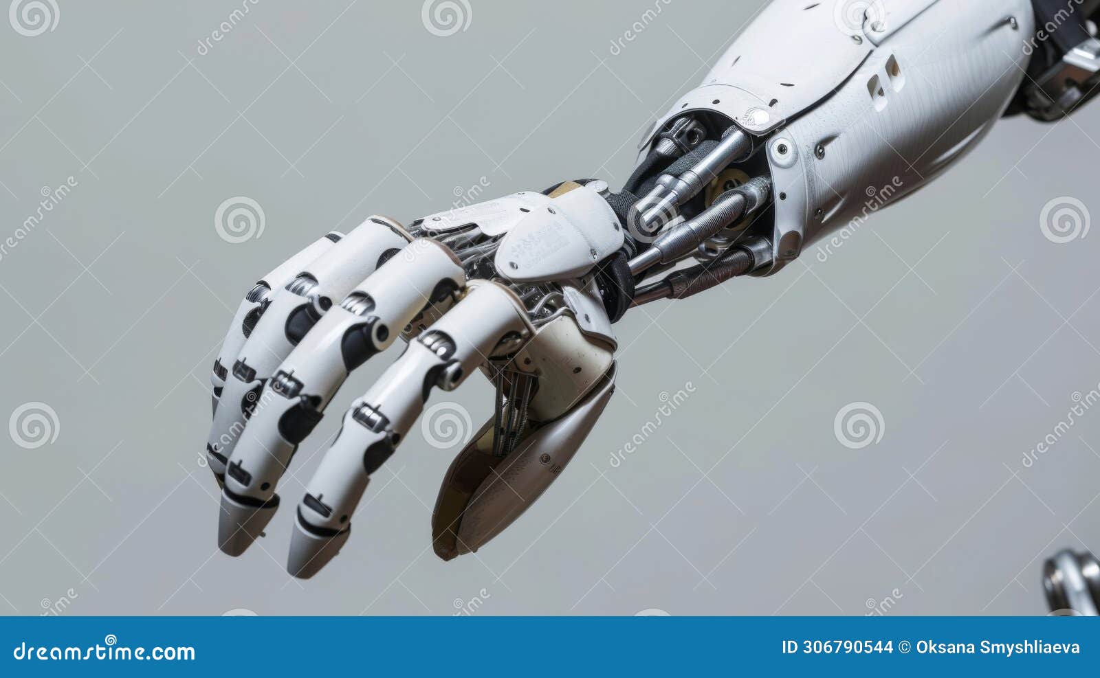 Robotic Hand Technology Close-up. Close-up Image of a Robotic Hand with ...