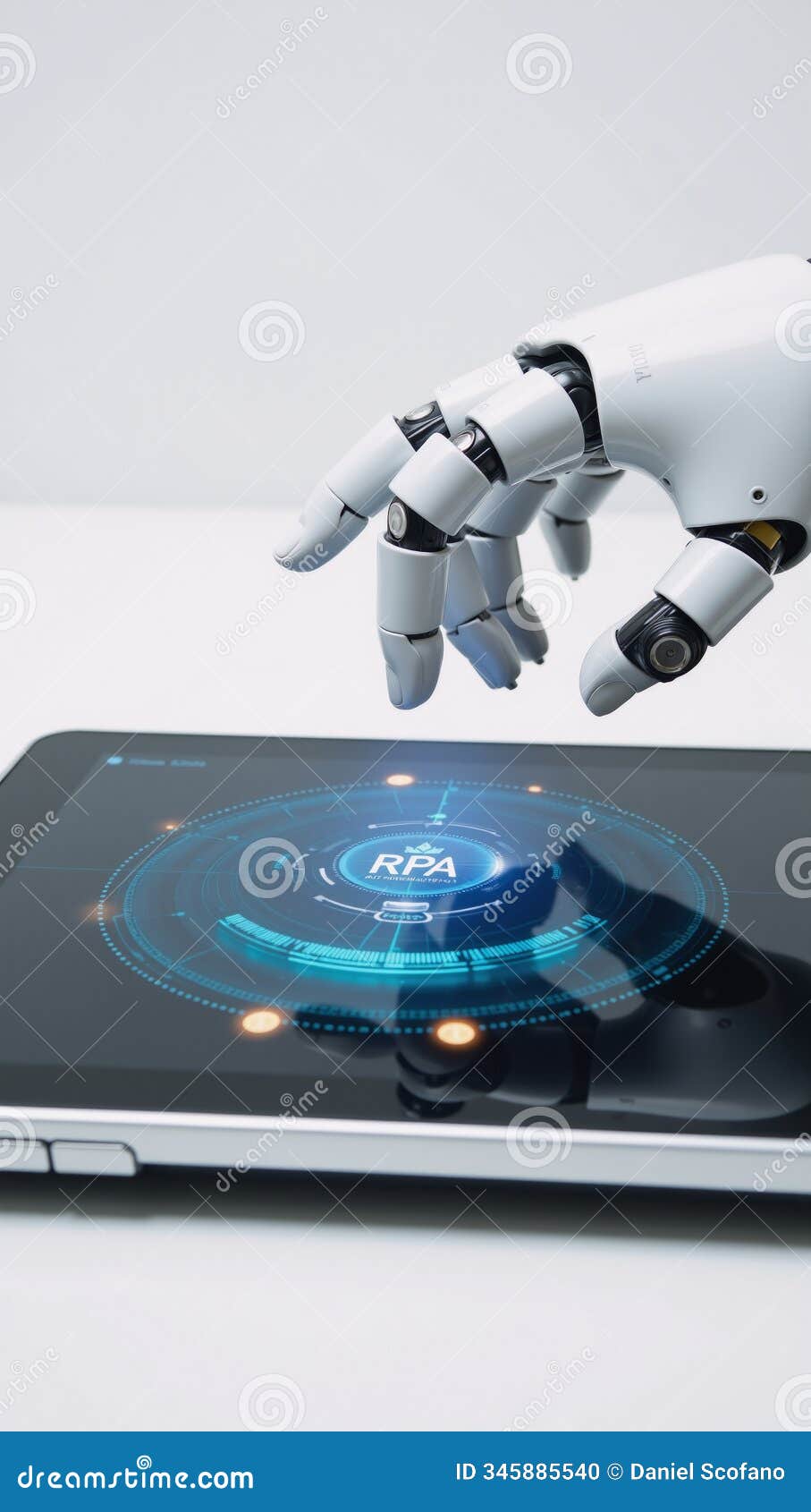 Robotic Hand Verifies Accurate Data Using RPA Software for Seamless ...