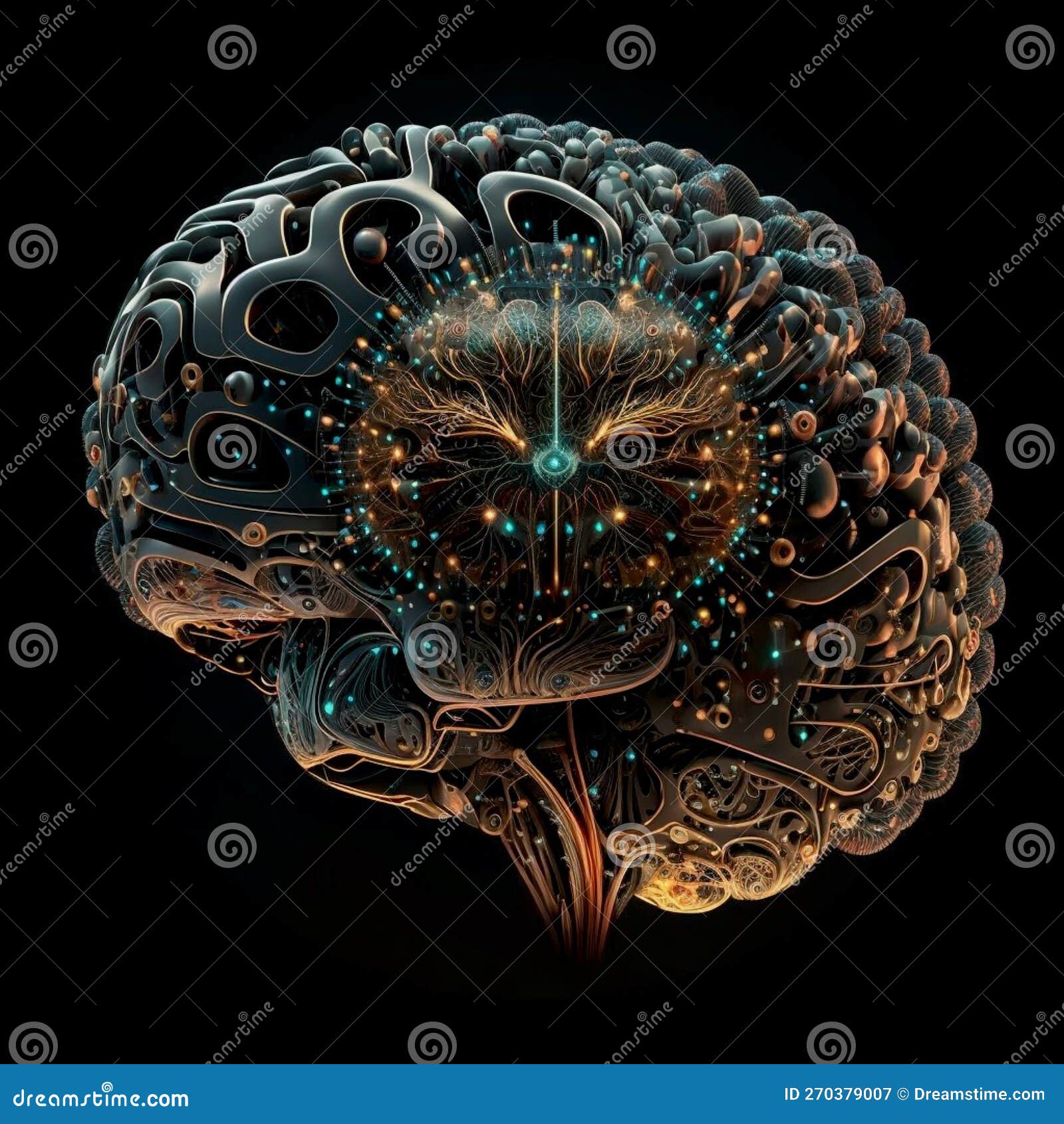 Robotic Human Brain with Detailed Circuits. Concept Art of Artificial ... Robotic Human Brain with Detailed Circuits. Concept Art of Artificial ...